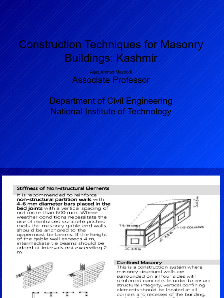 Retrofiting of Masonry | PDF
