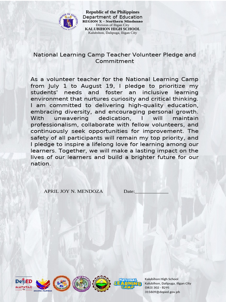 Pledge-of-Commitment | PDF