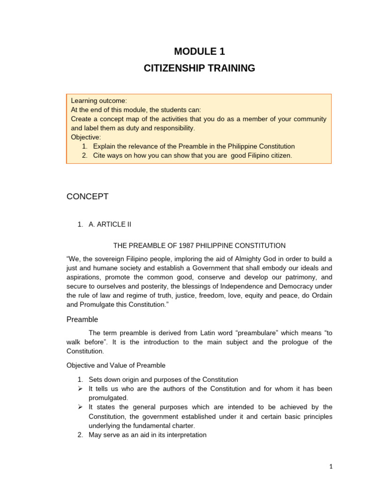 Module-1revised (1) NSTP Philippine Flag Codes | PDF