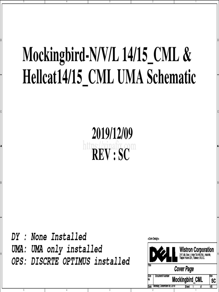 Mockingbird-N/V/L 14/15 - CML & Hellcat14/15 - CML UMA Schematic | PDF