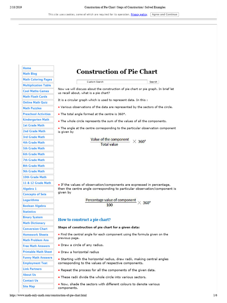 Lecture 3 - ReKm - Construction of Pie Chart | PDF