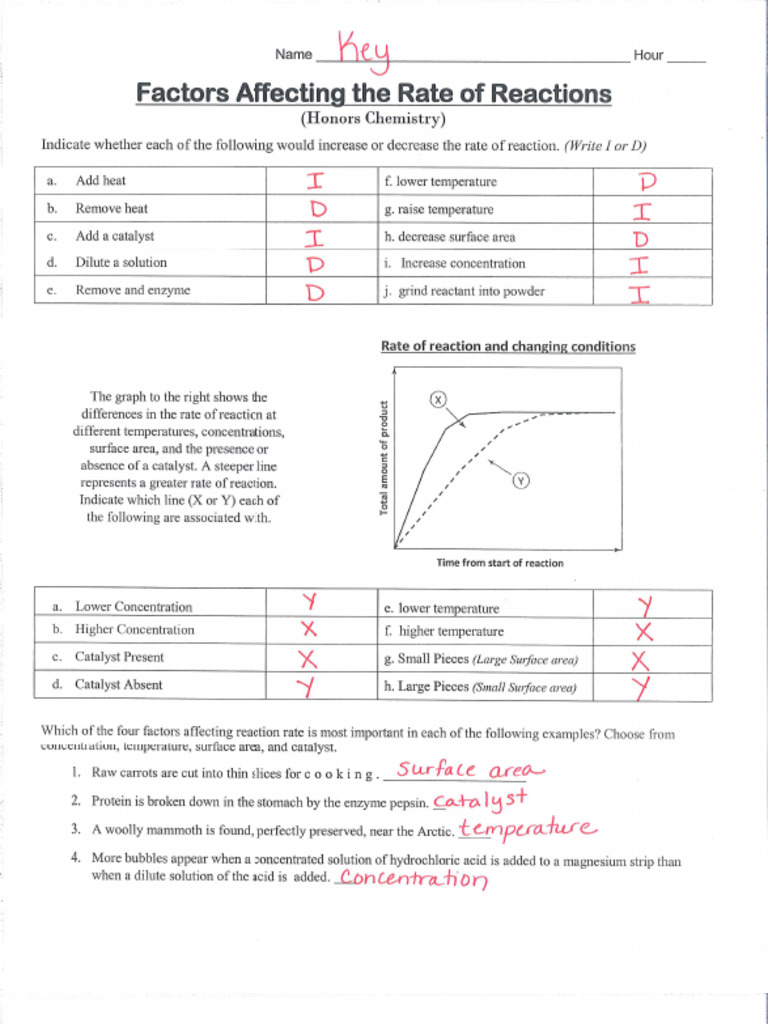 Key Factors That Affect RXN Rates | PDF