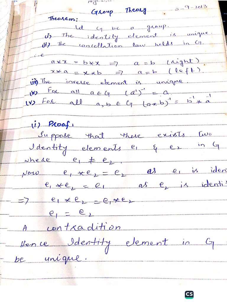 Group Theory Part 1 | PDF