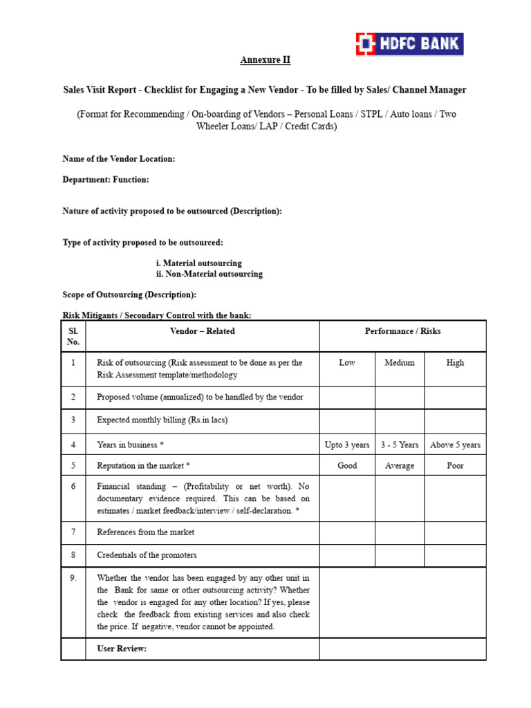 Annexure II | PDF