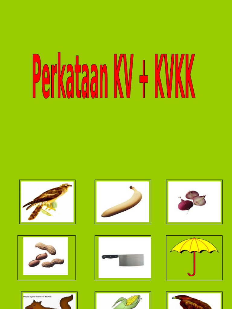 Kemahiran 18 Perkataan KV KVKK | PDF