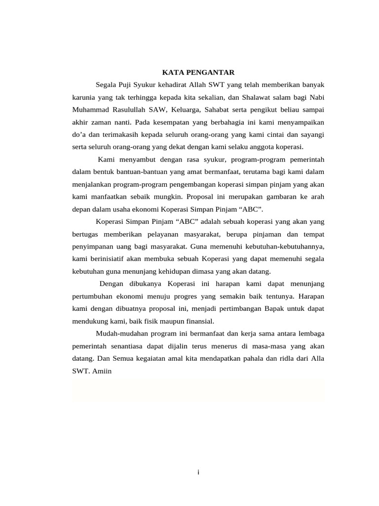 Proposal Depan | PDF