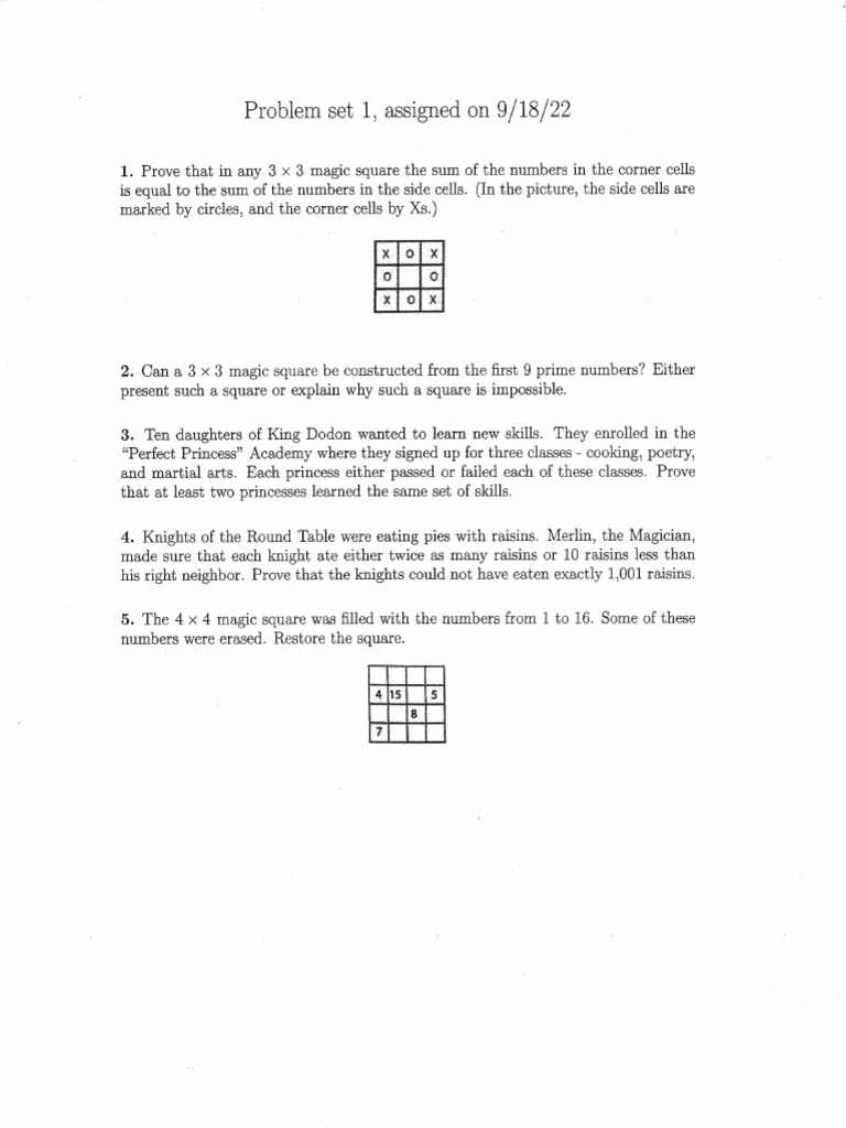 Problem Set 1 | PDF