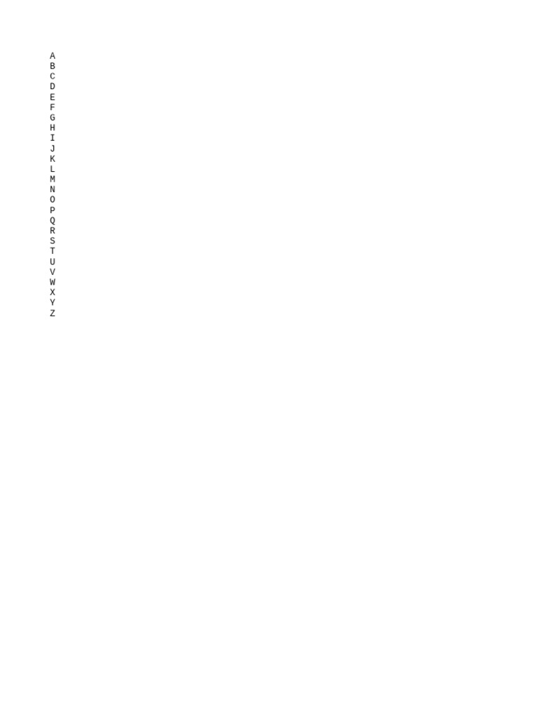 Capital Letters | PDF