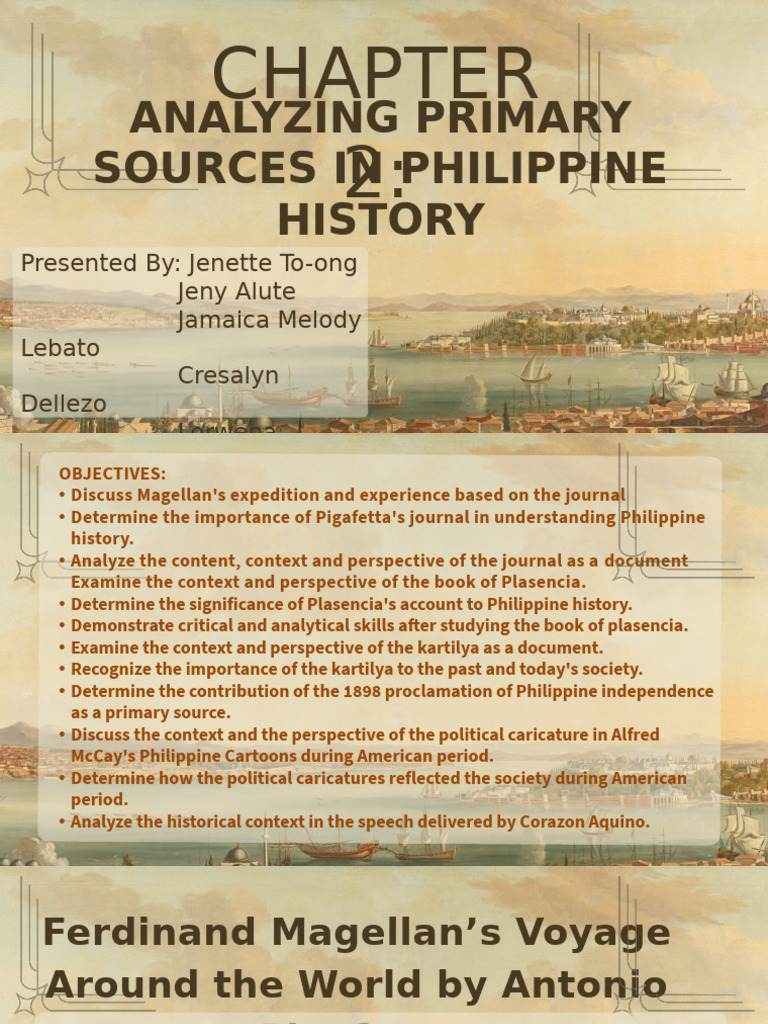 CHAPTER2 Analyzing Primary Sources in Philippine History | PDF
