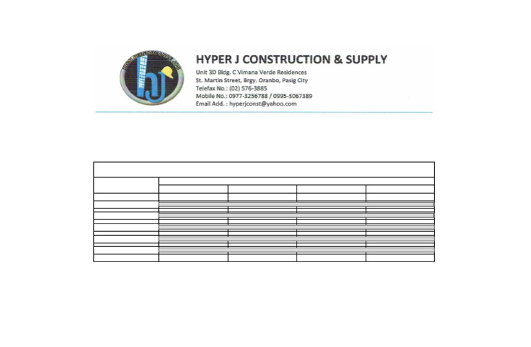 DPWH Project - Manpower Utilization Schedule | PDF