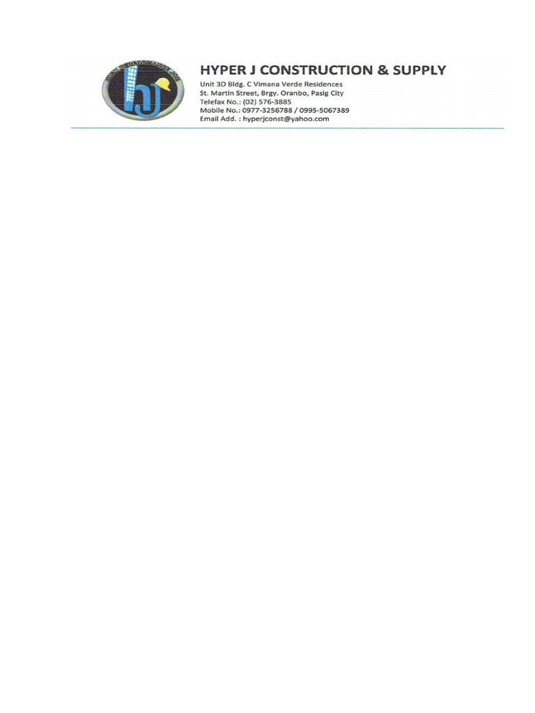 Detailed Estimate for DPWH 1010 Project | PDF | Door | Concrete