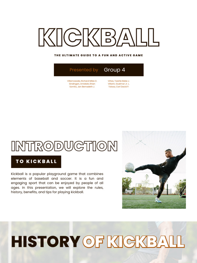 KICKBALL-PRESENTATION-PE-GROUP-4 | PDF