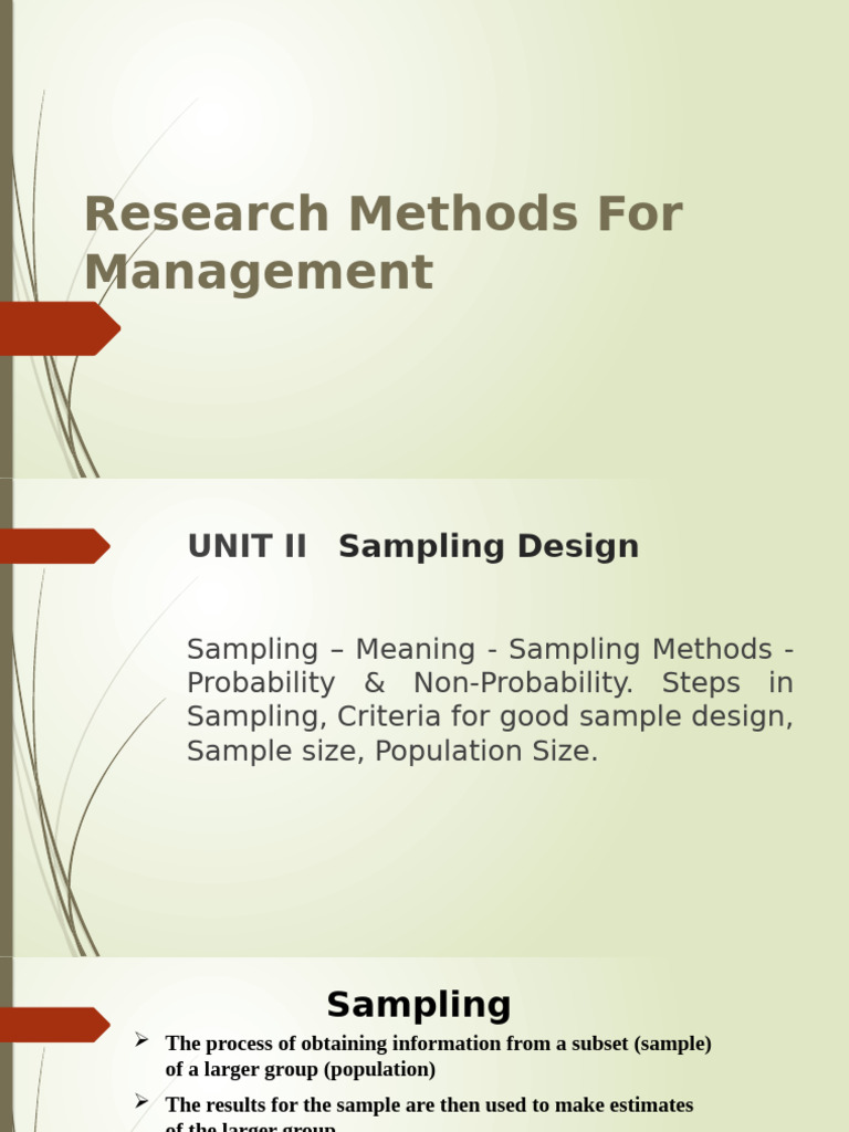 RMM - Unit Ii | PDF