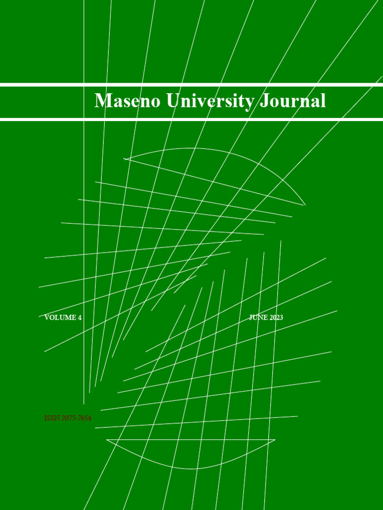 Maseno University Journal Volume 4-2023-June-2023-Final | PDF