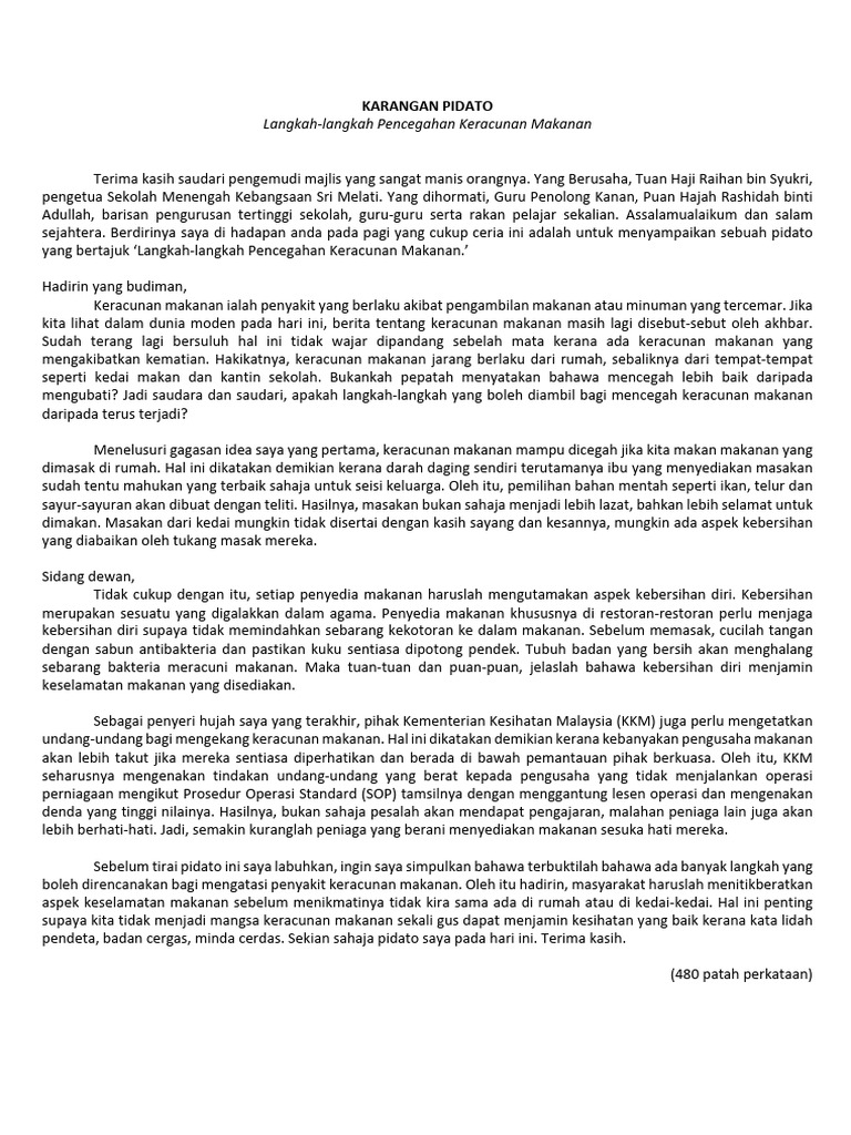 KARANGAN PIDATO | PDF