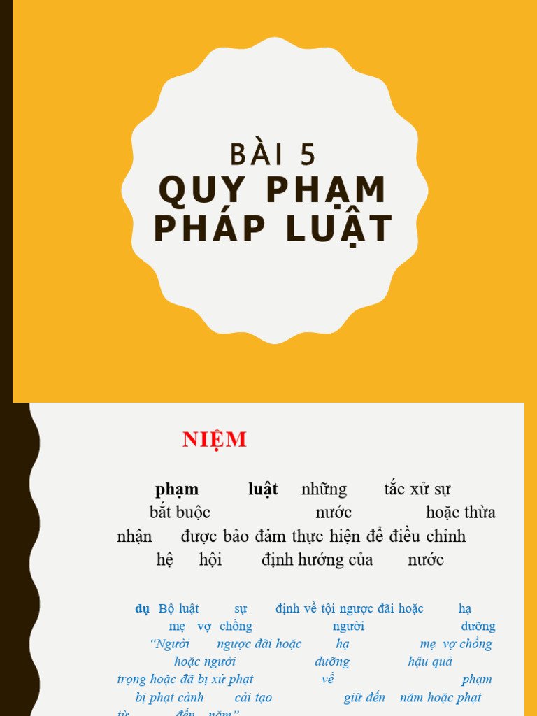 QUY PHAM PHAP LUAT | PDF