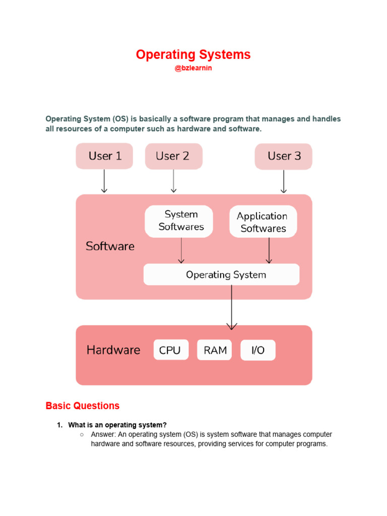Operating Systems | PDF