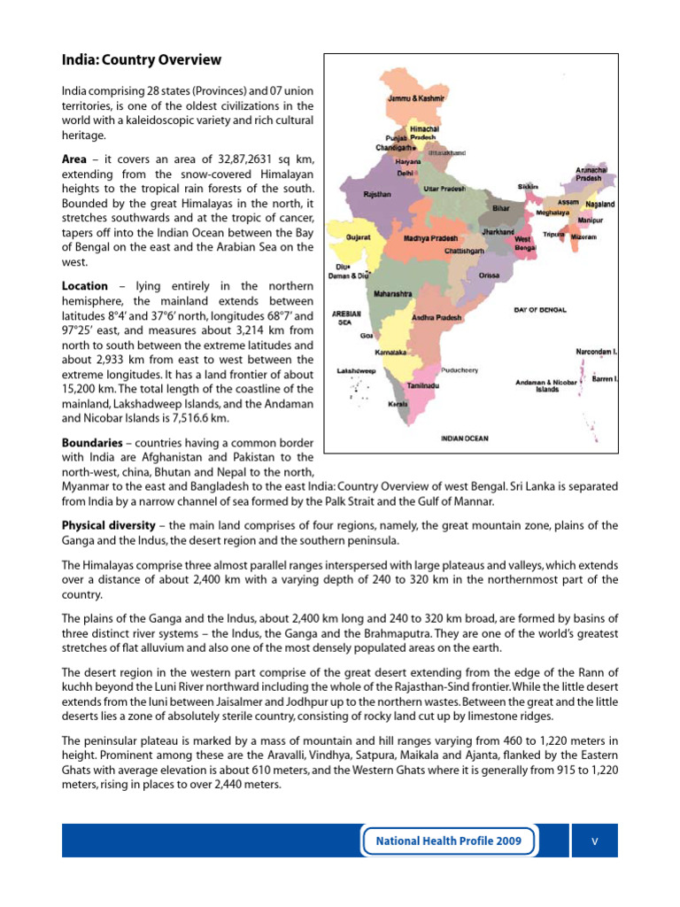 IndiaCountry Overview | PDF