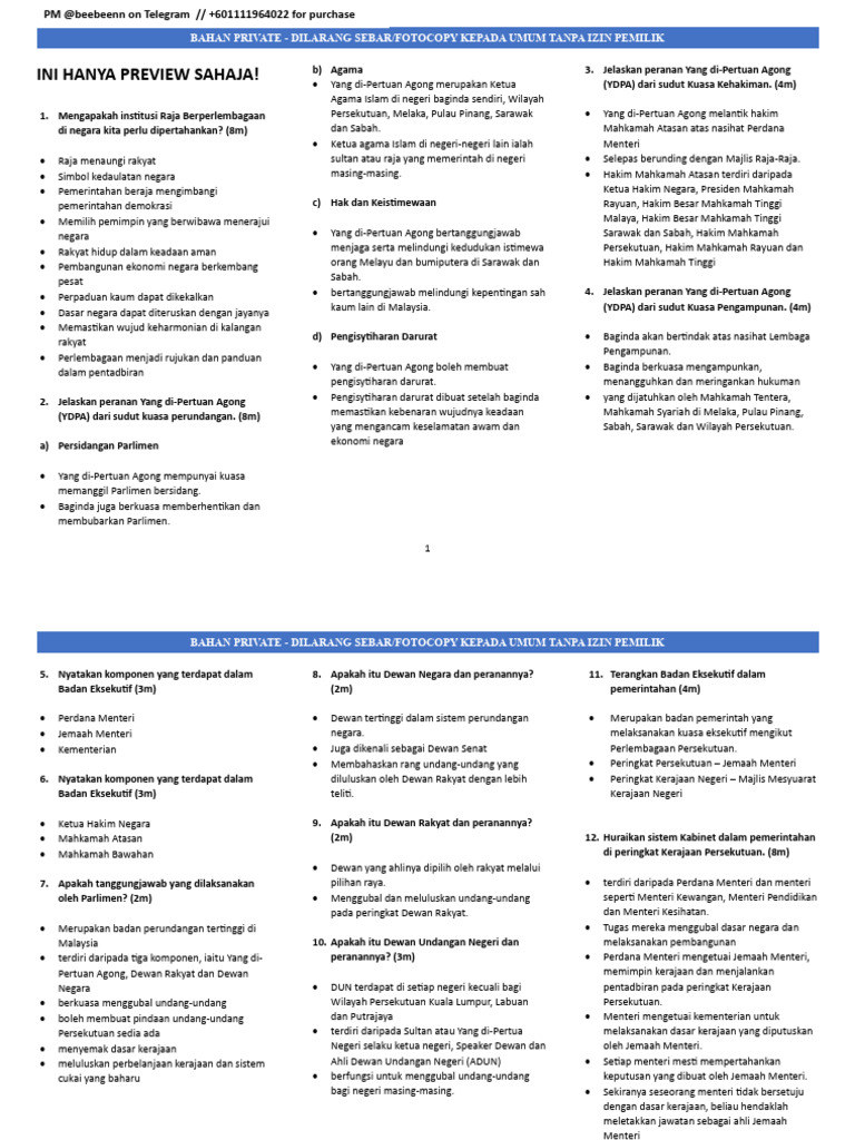 Preview Nota Sejarah f5 | PDF