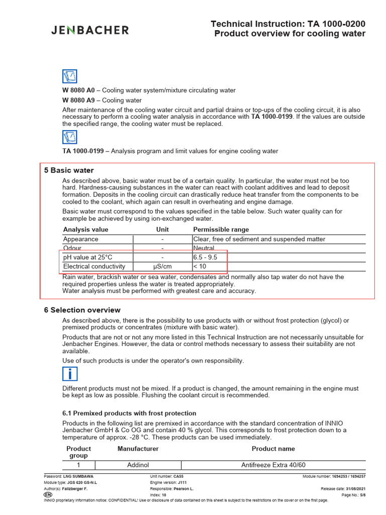 TA 1000-0200 - Basic Water | PDF | Water | Technology & Engineering