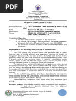 ACR 2nd Quarter Portfolio Day SY 2024 - 2025 | PDF | Behavior Modification | Cognition