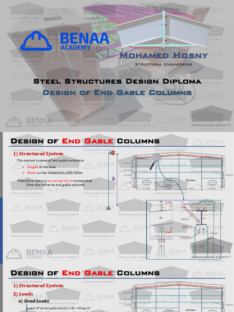 20 - Design of End Girts, End Gable Column | PDF