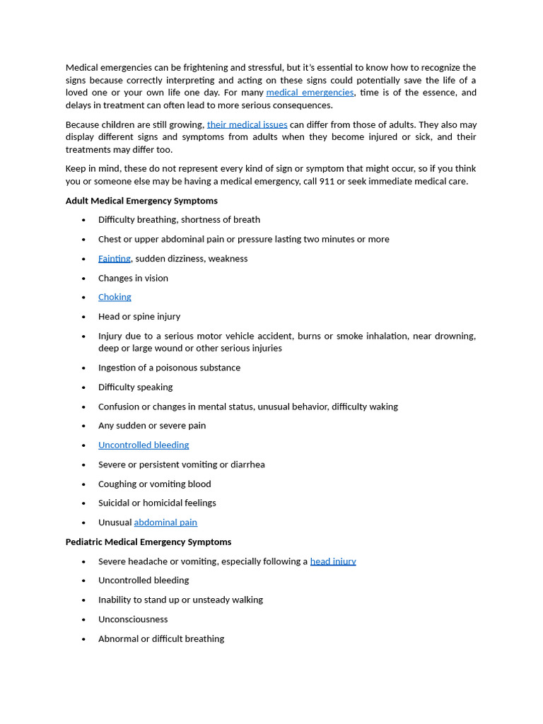 First Aid Notes | PDF | Cardiopulmonary Resuscitation | Emergency ...