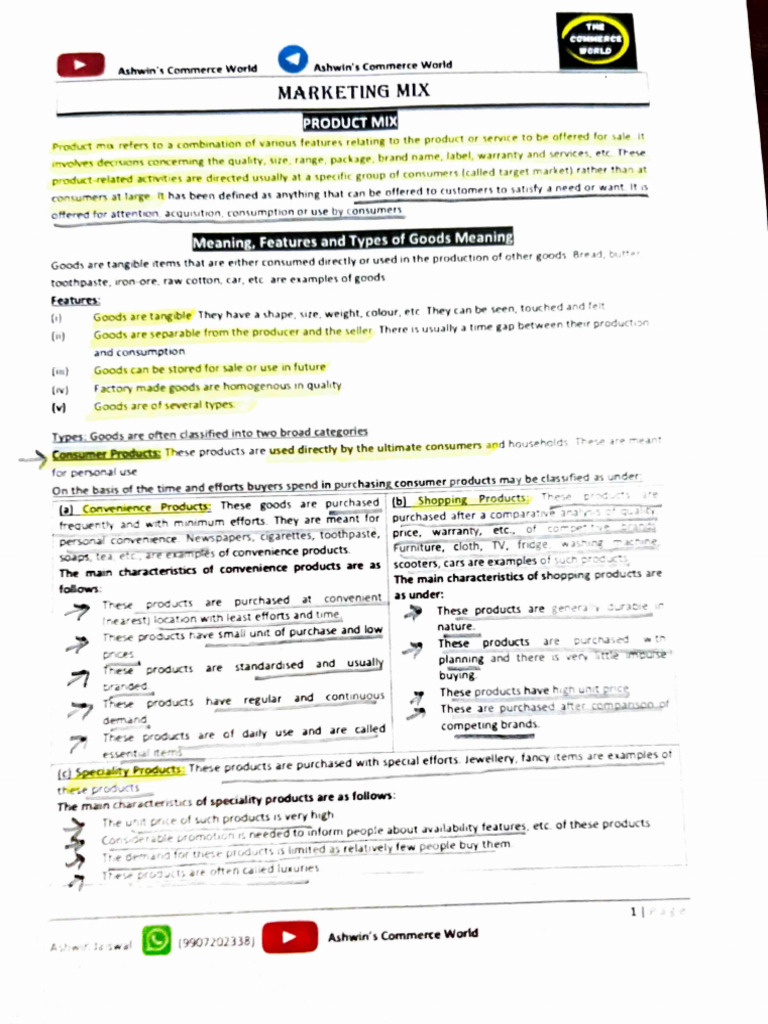 CH 14 - Marketing Mix | PDF