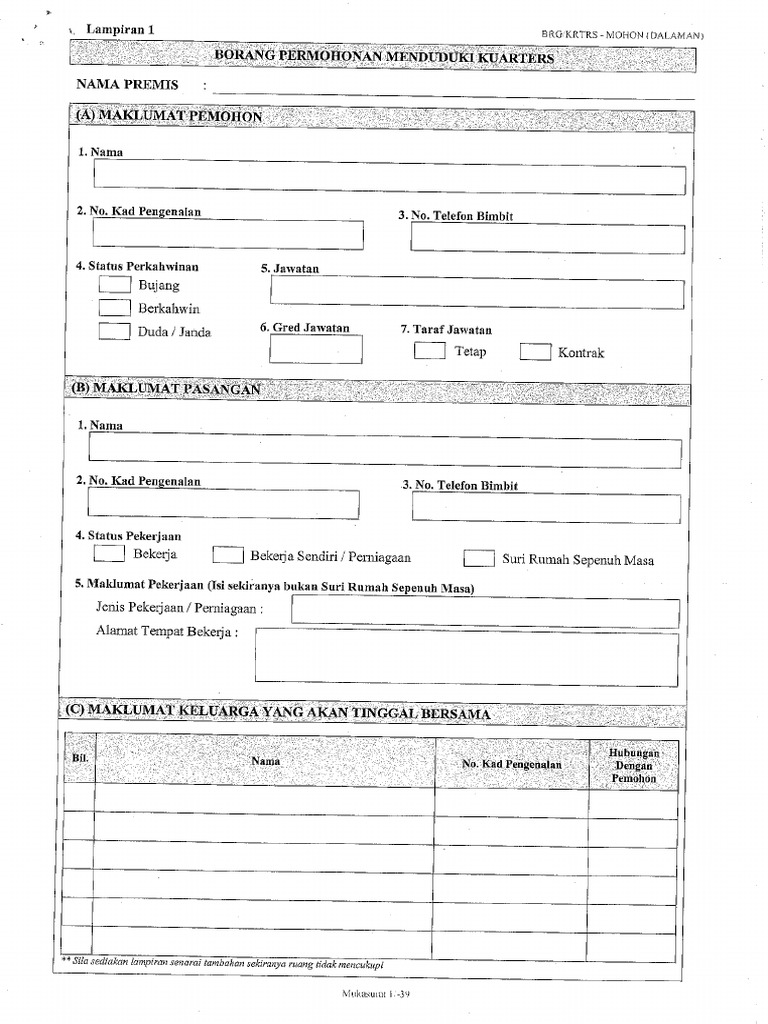 BRG Mohon Kuarters | PDF