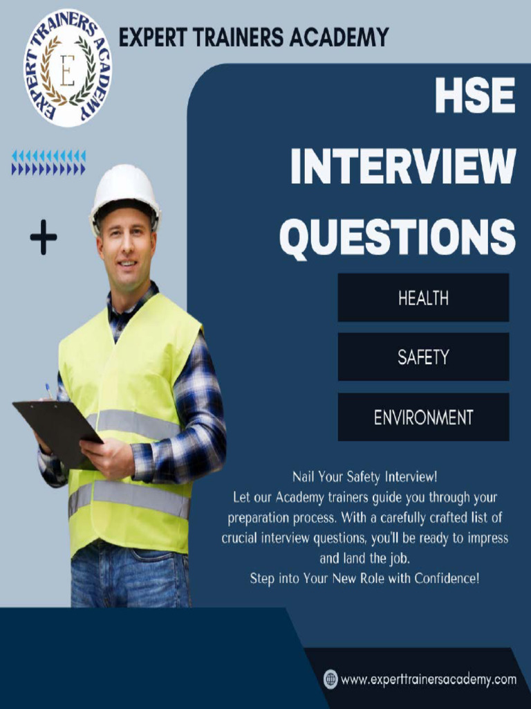 HSE Interview Question Benefits 1724767617 | PDF