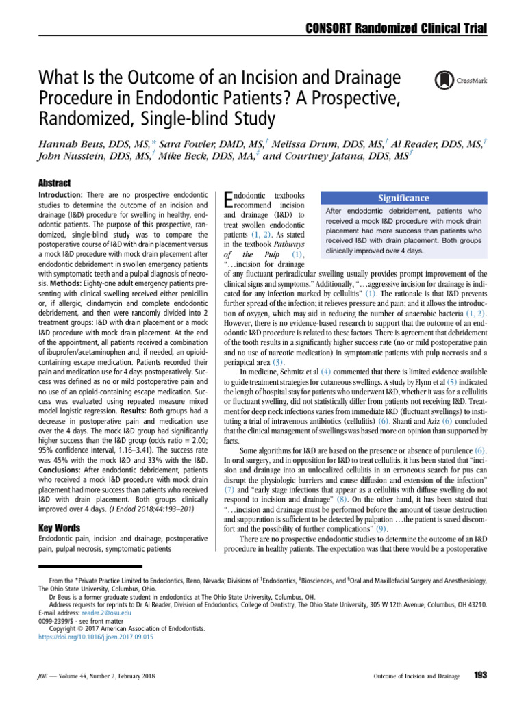 Incision and Drainage | PDF