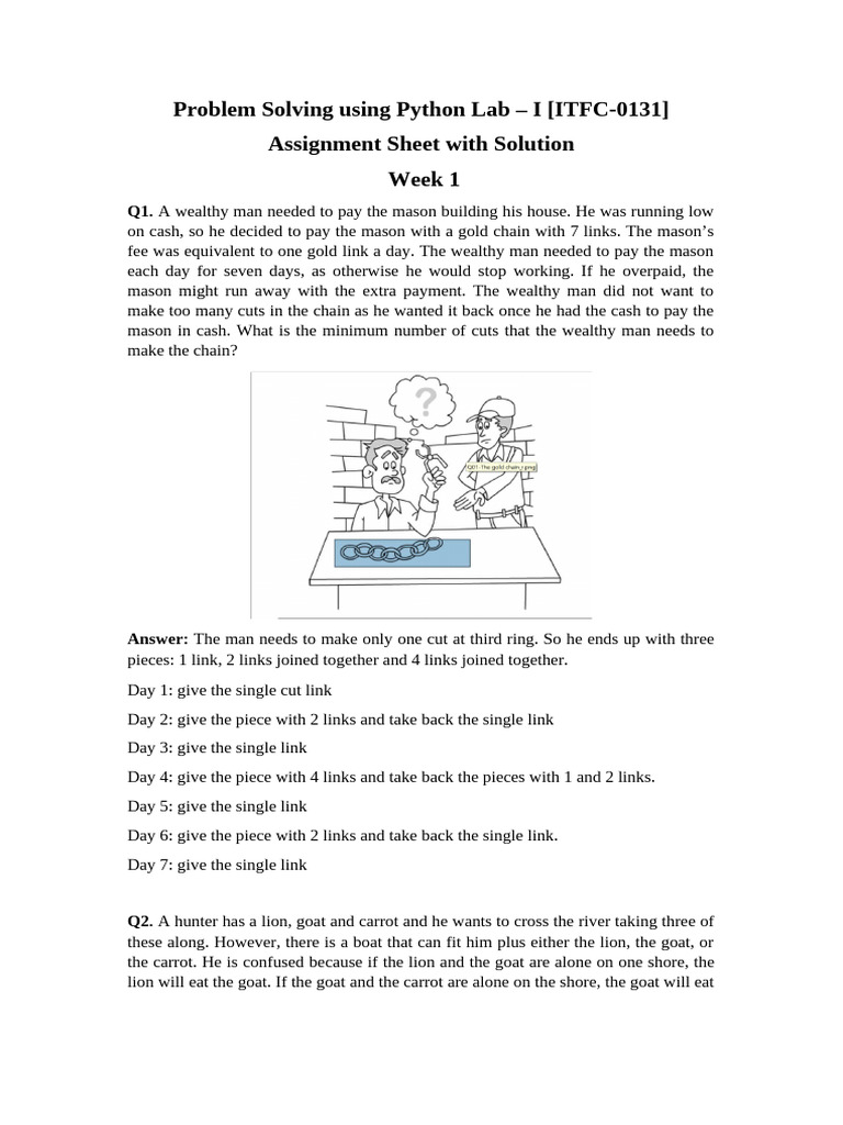 Lab Assignment 1 Solution | PDF