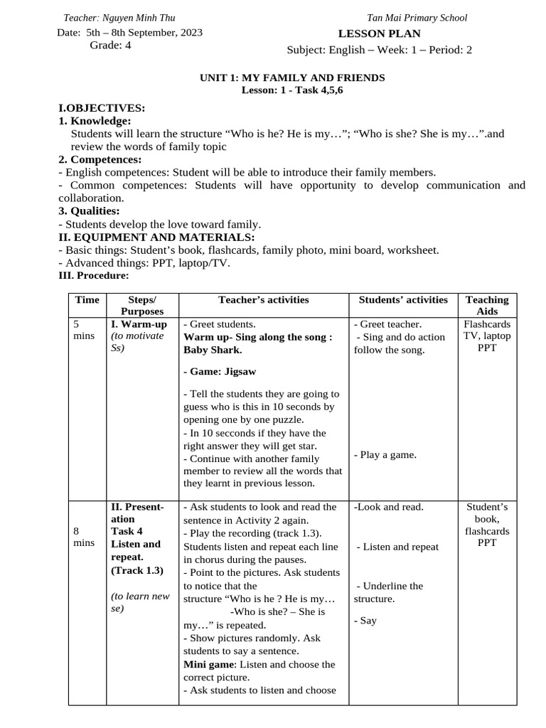 Grade 4 - Week 1 - Lesson 1-p7 | PDF | Cognitive Science | Behavior Modification
