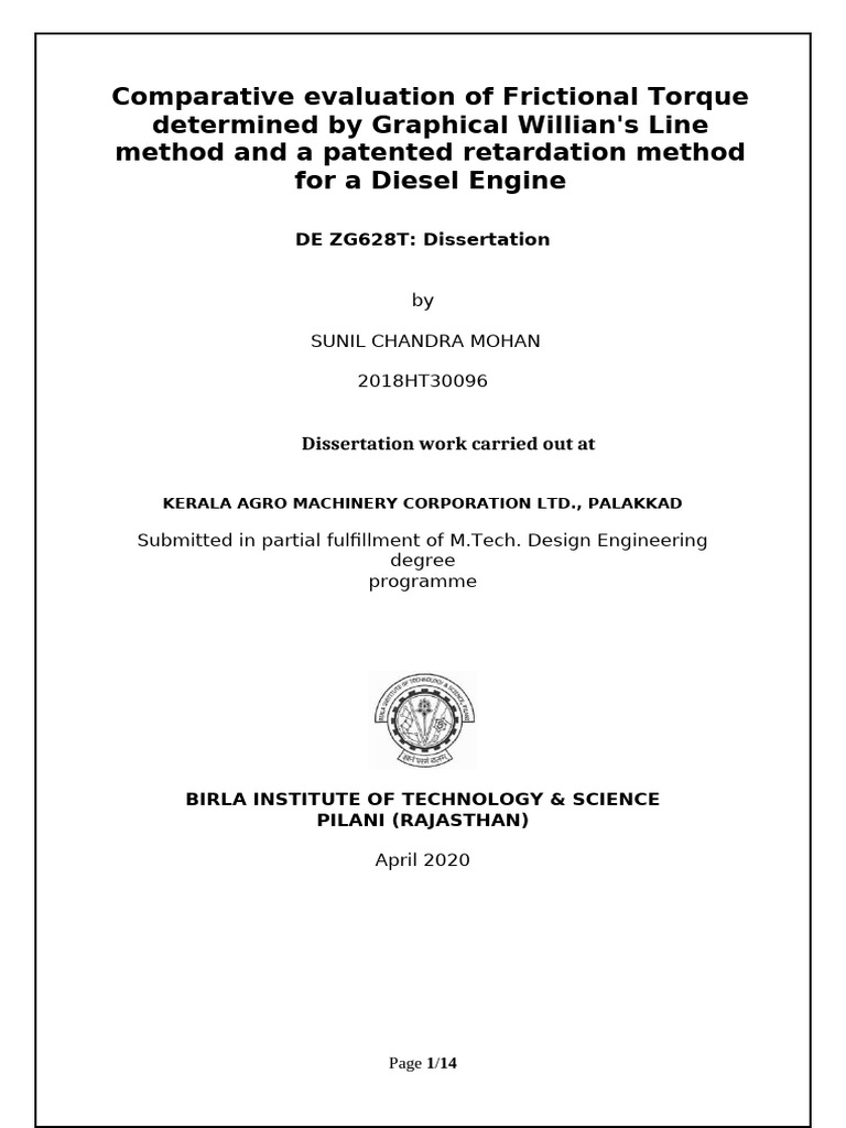 Dissertation Midsem Report | PDF
