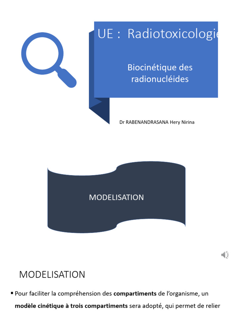 5-Radiotoxicologie Biocinetique Modelisation | PDF