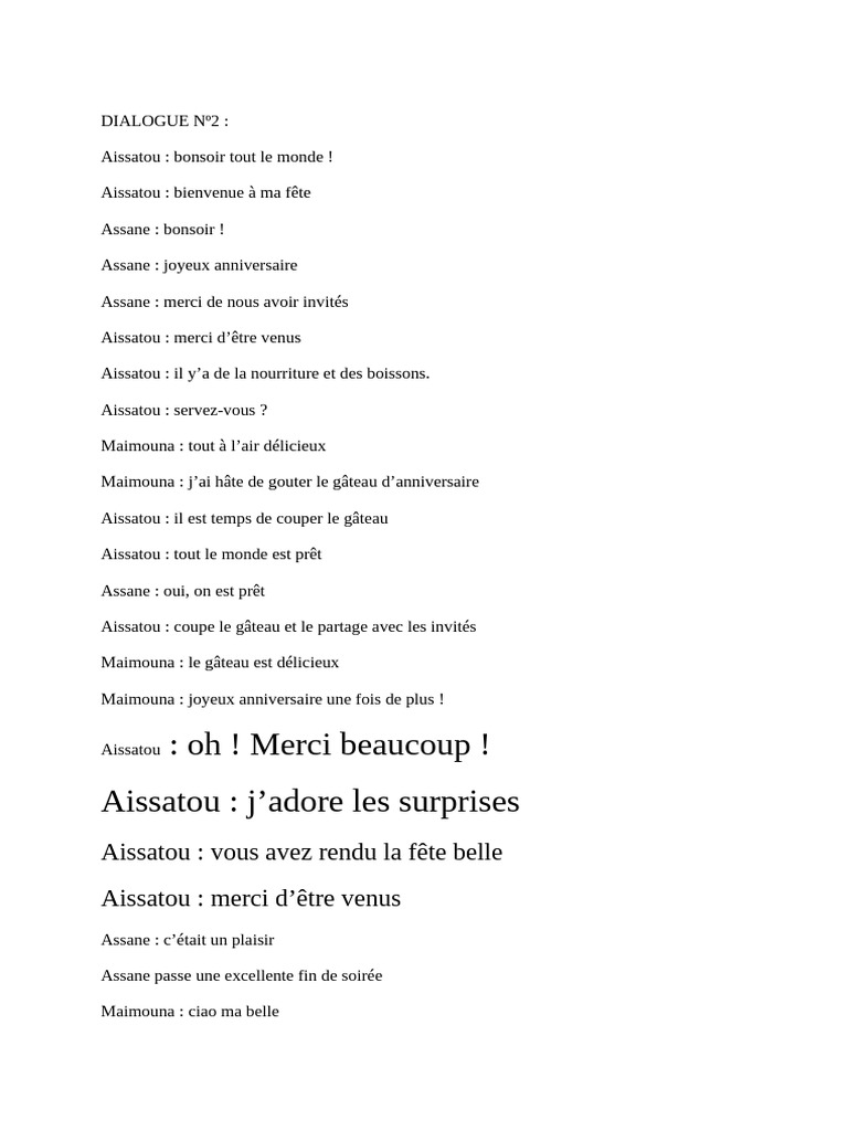 Dialogue Scratch | PDF