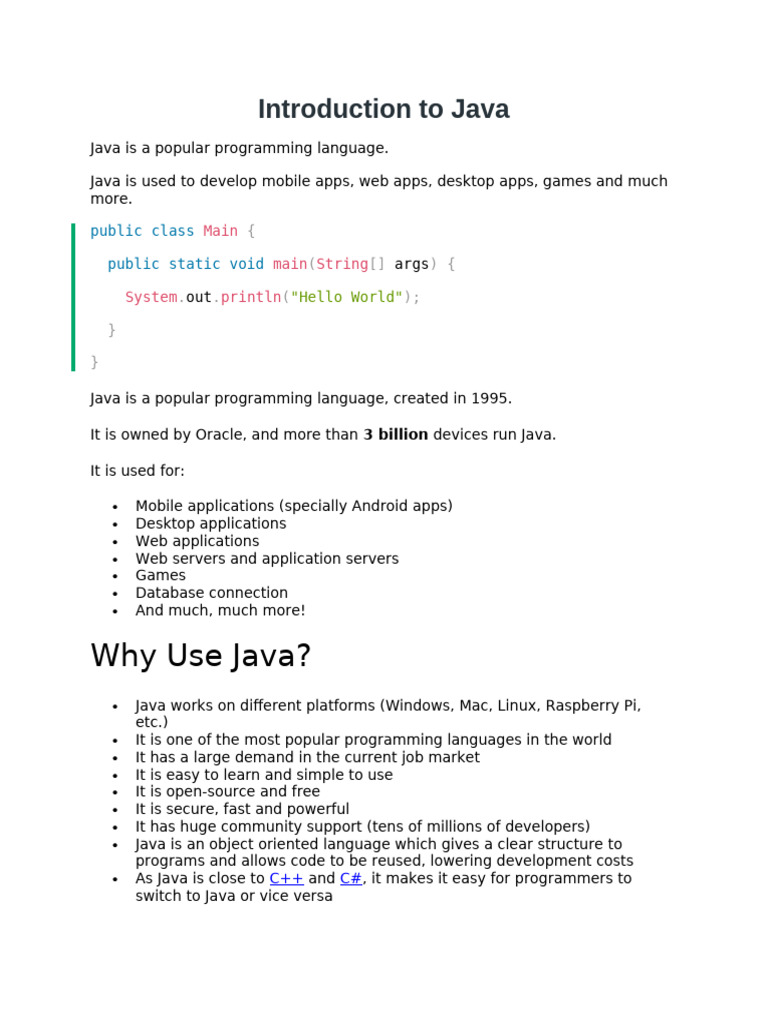 Java | PDF