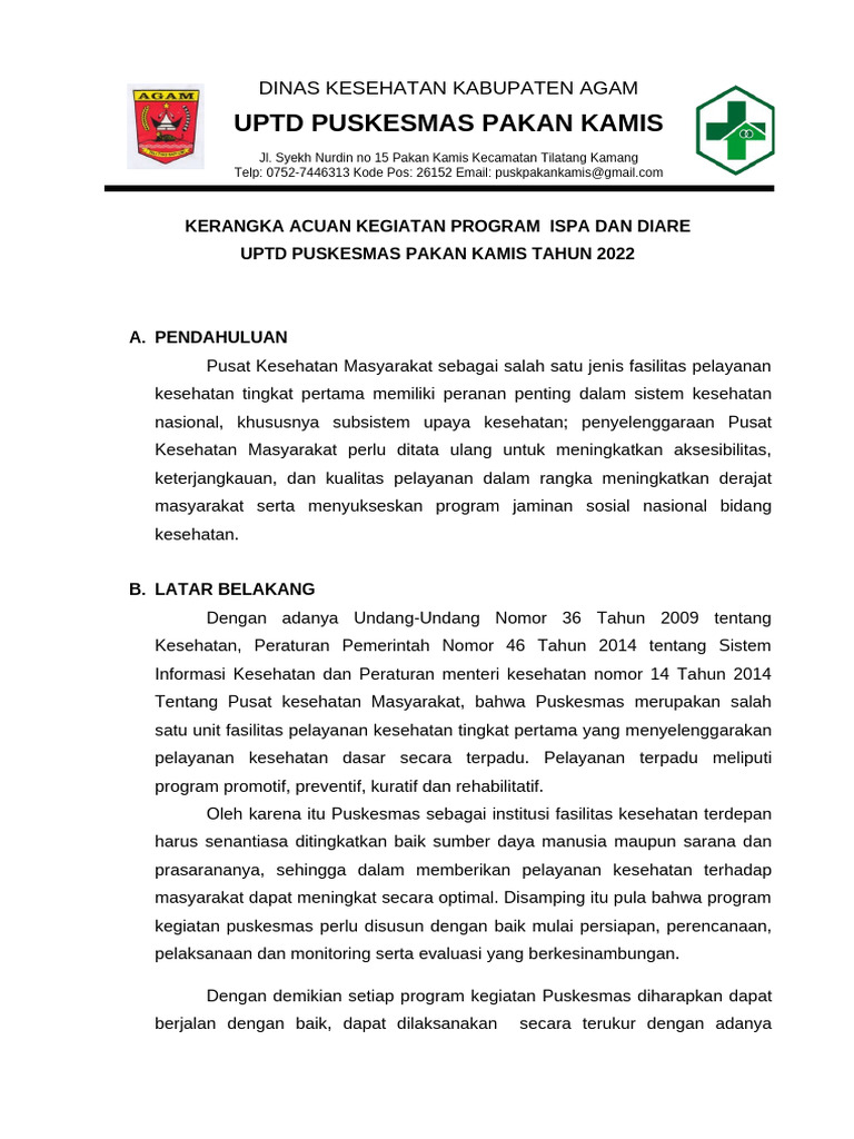 KAK Ispa, Diare 22 | PDF