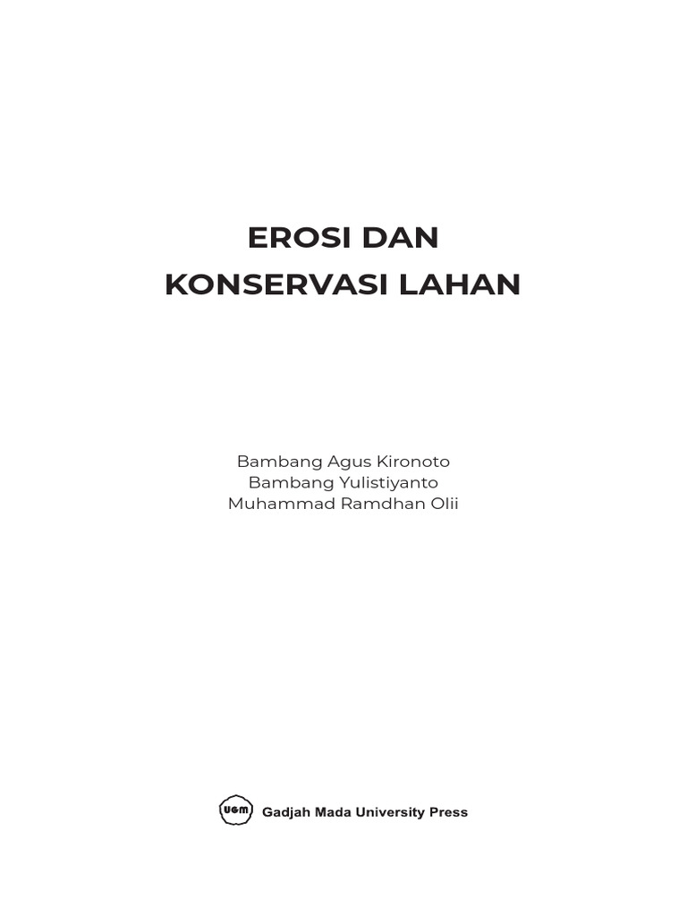 Erosi Dan Konservasi Lahan | PDF