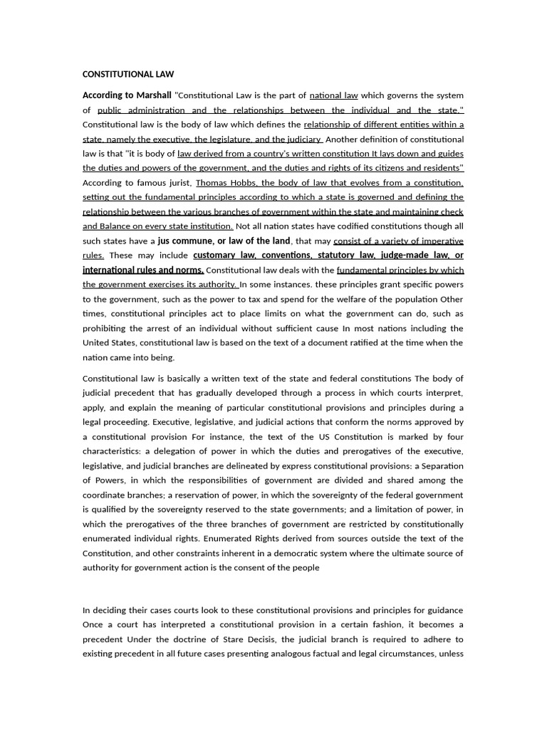 Constitutional Law by Bakhs Maitloo | PDF | Due Process | Constitutional Law