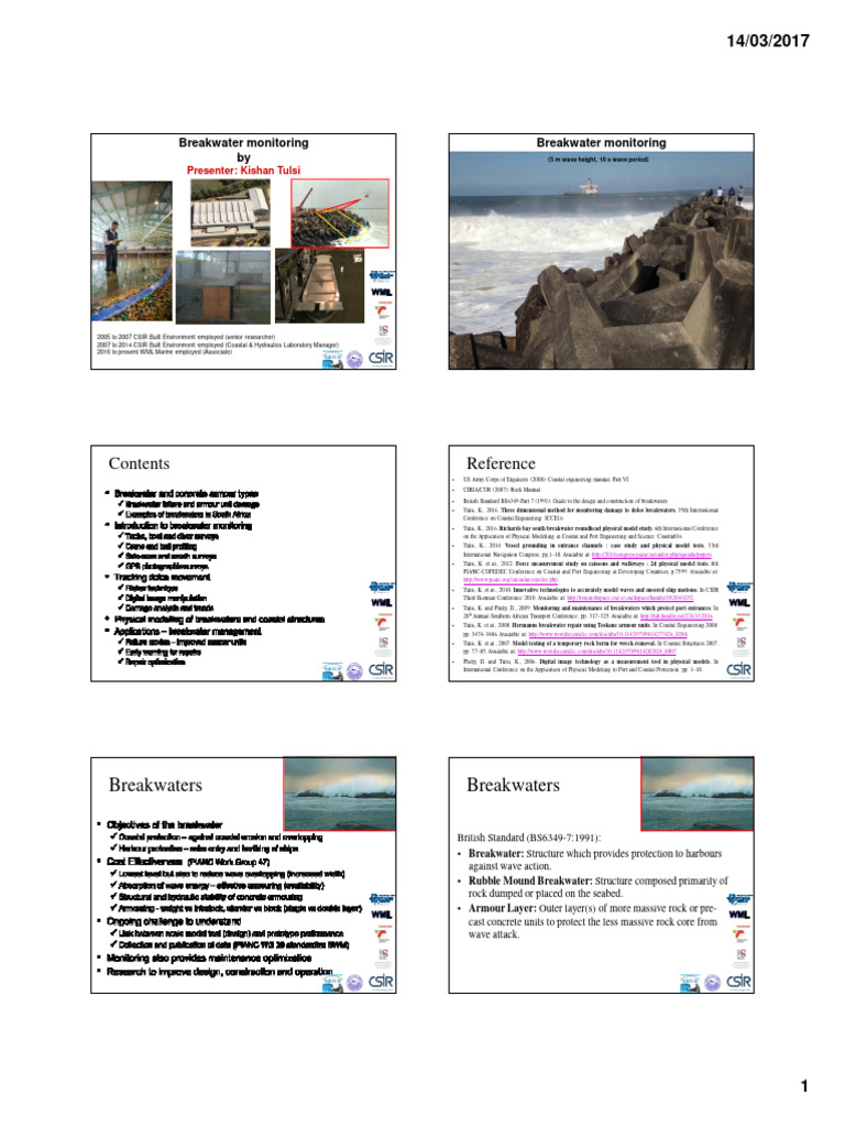 Breakwater Monitoring 20170309 1200 - Print Version | PDF