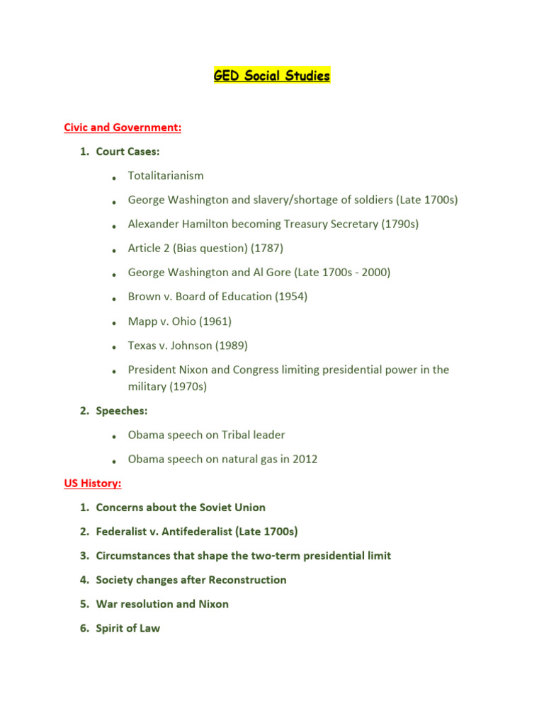 Social Studies Note-Civic and Government (3) | PDF