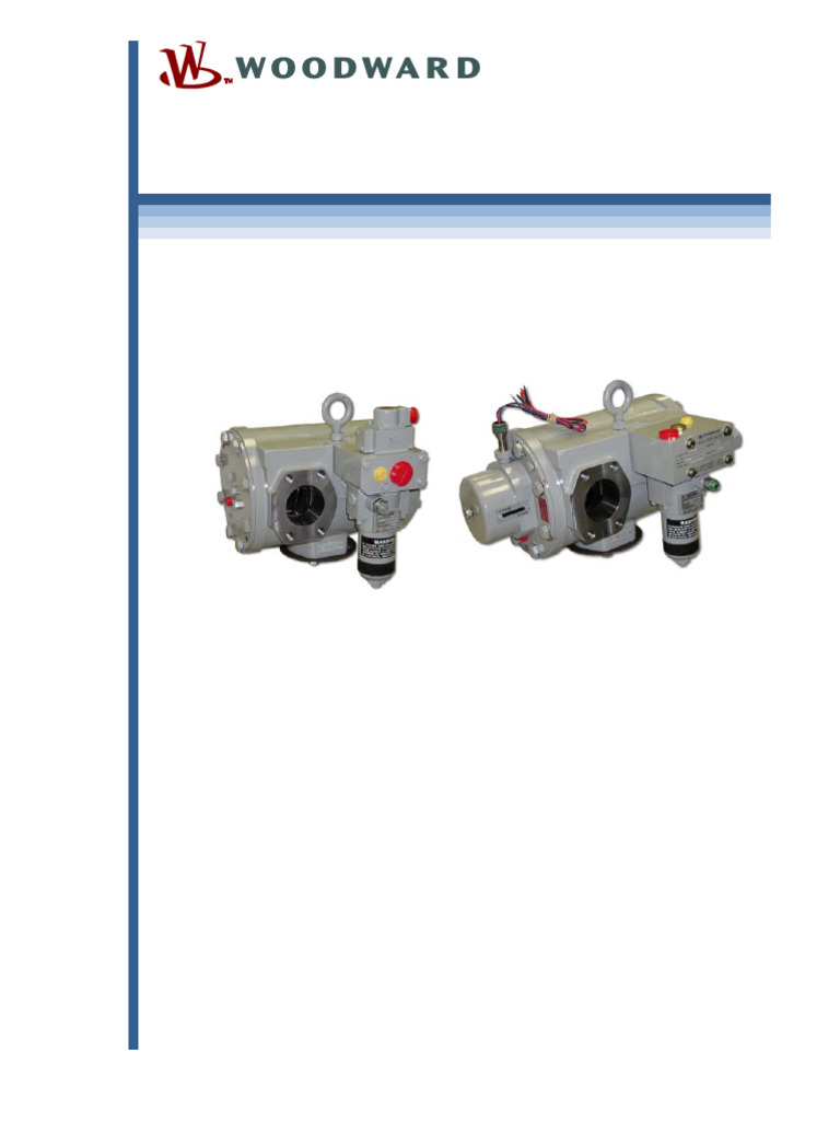 Woodward Liquid Bypass and Stop Valve | PDF