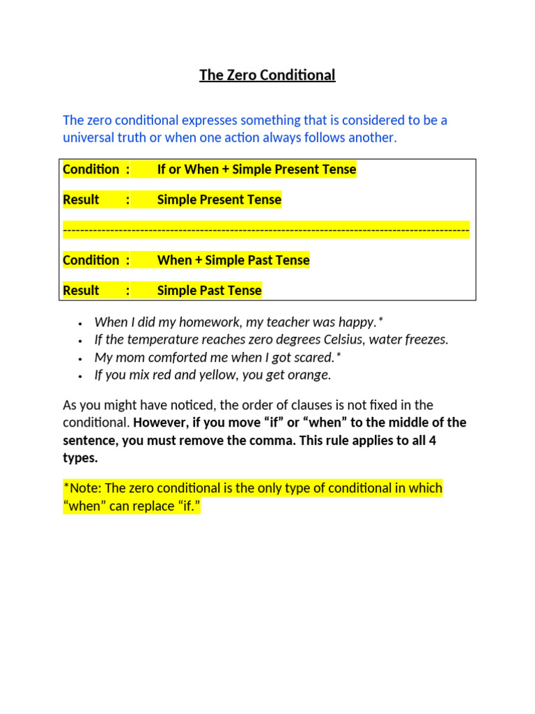 The Zero Conditional | PDF