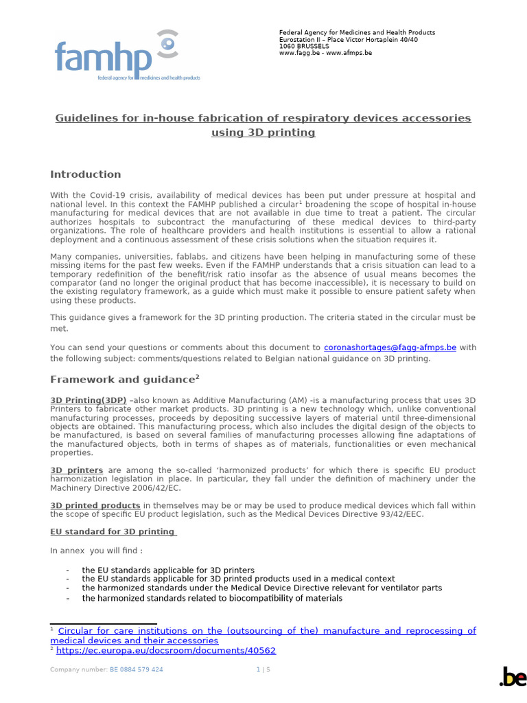 Guidance Afmps 3d Printing | PDF