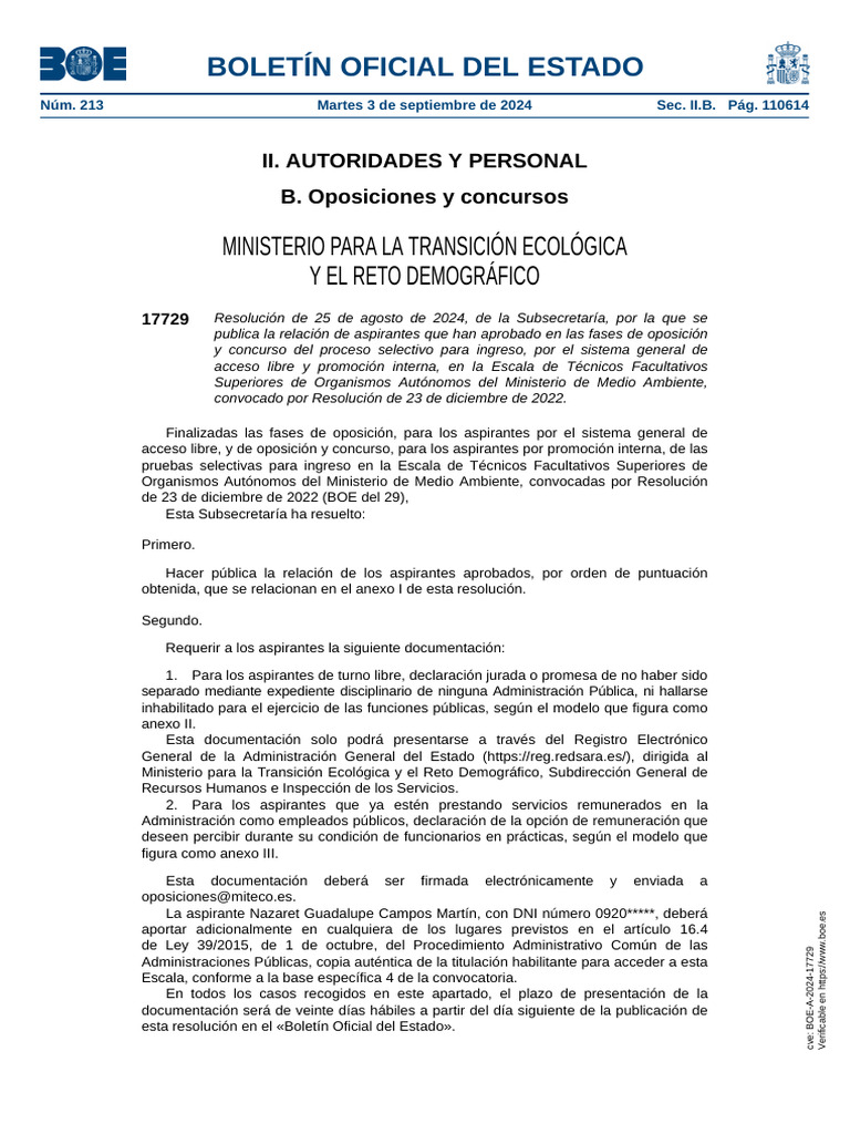 Boe A 2024 17729 | PDF