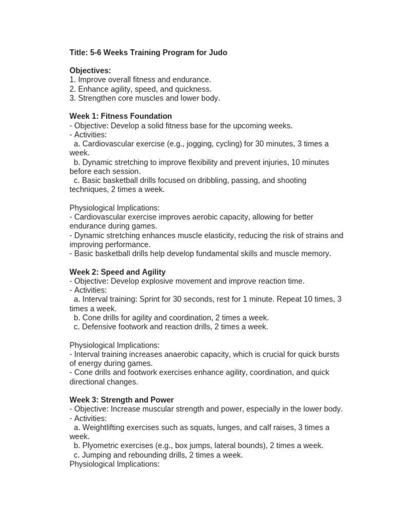 Training Program 2024 | PDF