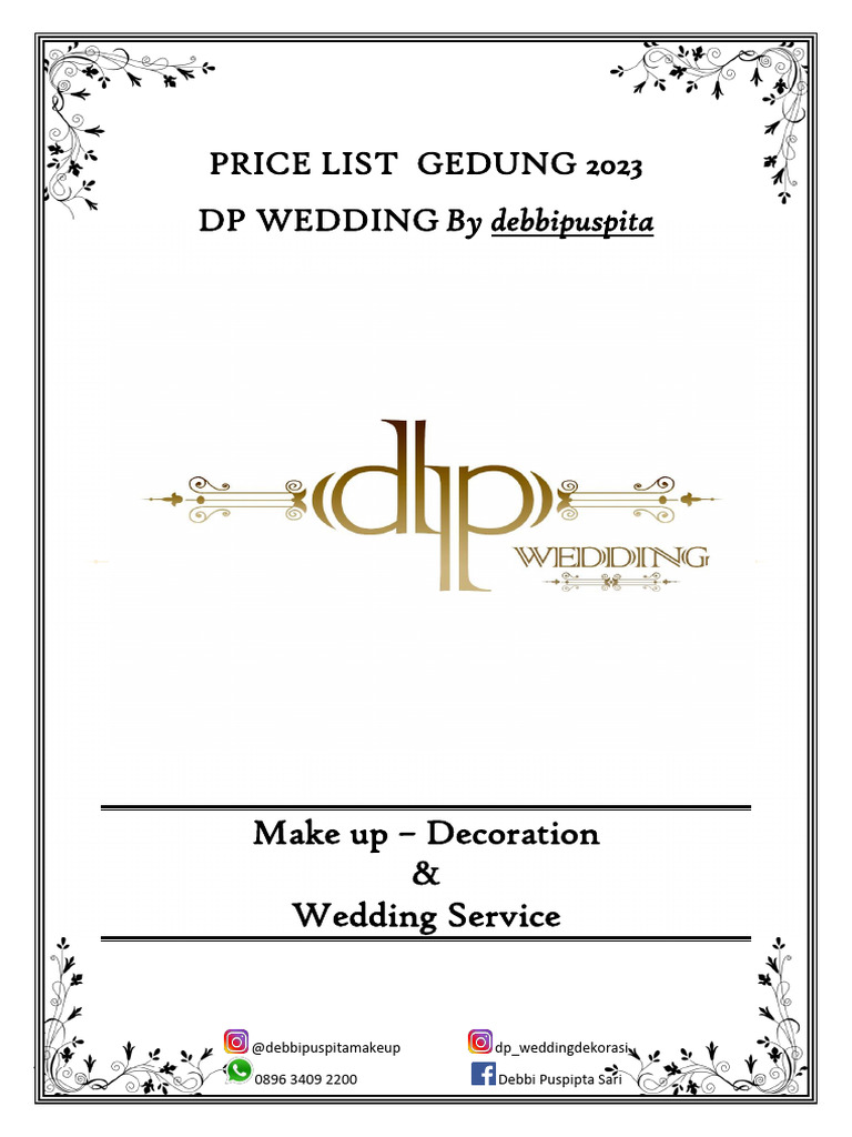 Price List Paket Gedung 2023 | PDF