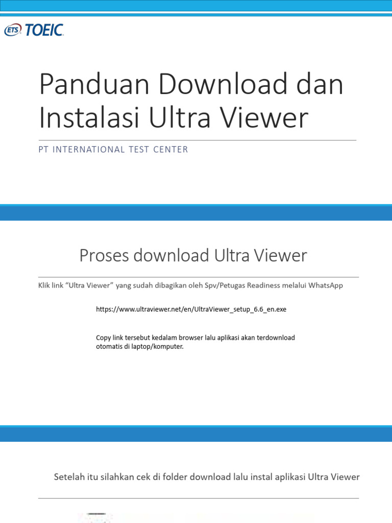 Panduan Instalasi Ultra Viewer | PDF