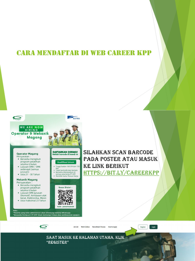 Cara Mendaftar Di Web Career KPP | PDF
